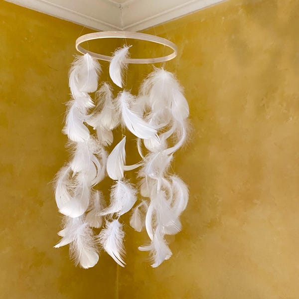 Feather Mobile - Etsy