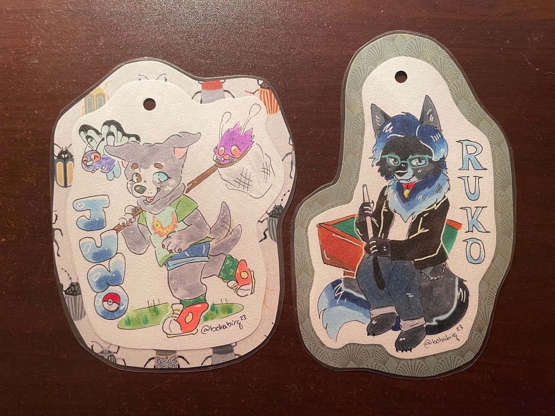 Custom Chibi Fursuit Badge - Etsy