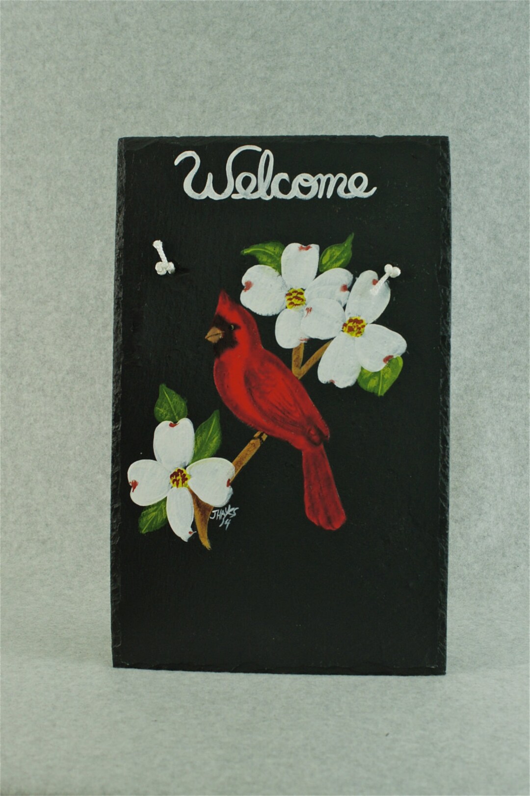 Painted Slate - Cardinal *personalized No Charge* - Etsy