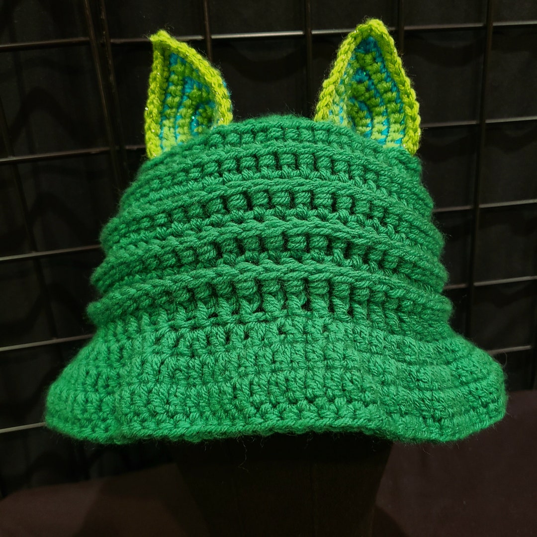 Crochet Animal Bucket Hat: Cat - Etsy