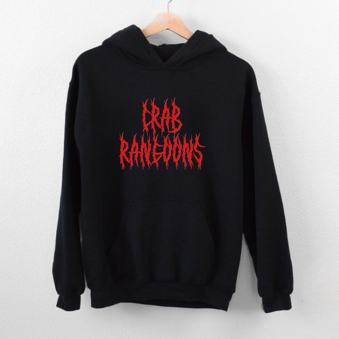 Funny Crab Rangoon Hoodie, Heavy Metal Satire Sweatshirt, Gift for ...