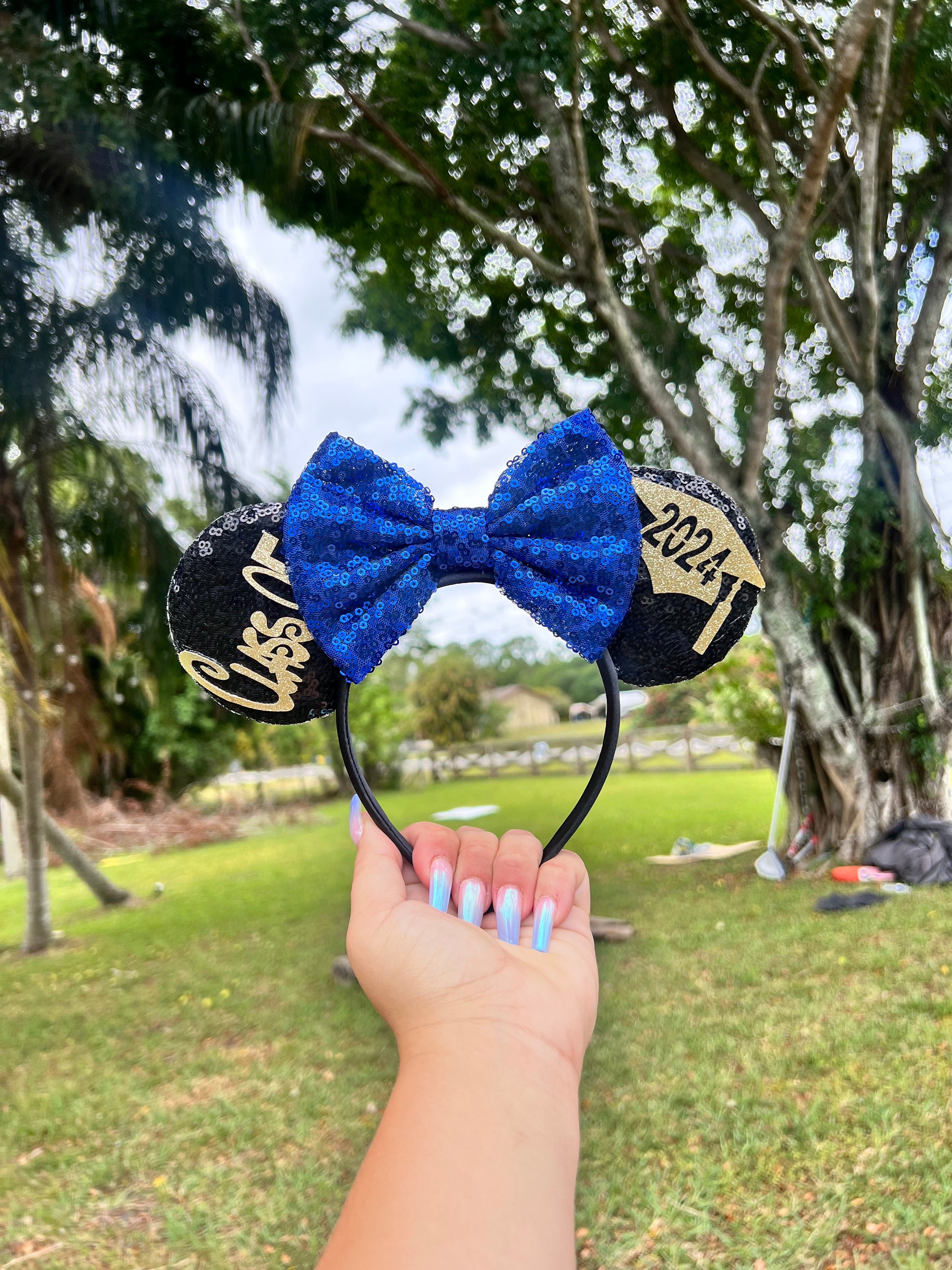 Graduation Ears, Class of 2024 Ears, Disney Graduation Ears,minnie ...