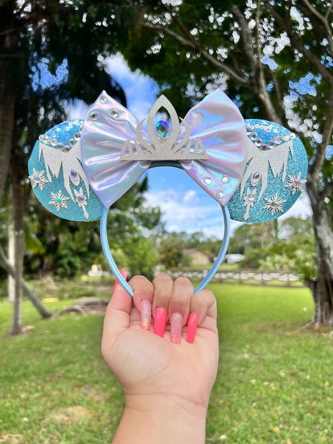 Frozen's Elsa Mickey Ears - Etsy