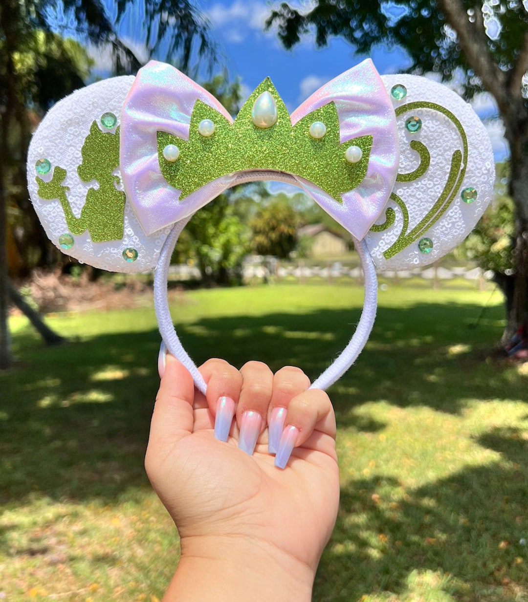 Princess Tiana Disney Ears, Princess Frog Disney Ears - Etsy