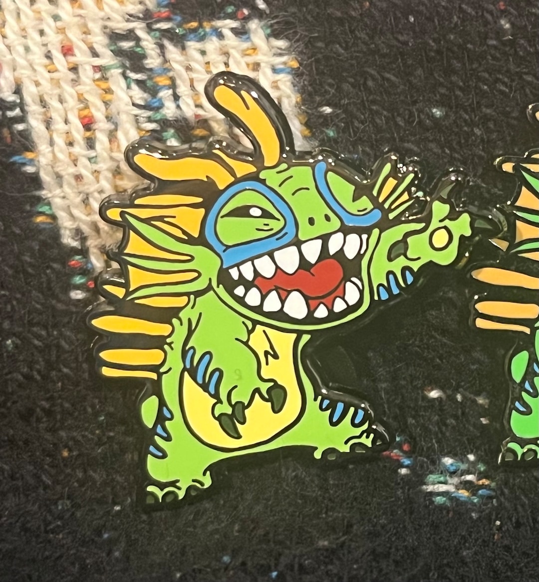 Stitch Murloc Enamel Pin - Etsy