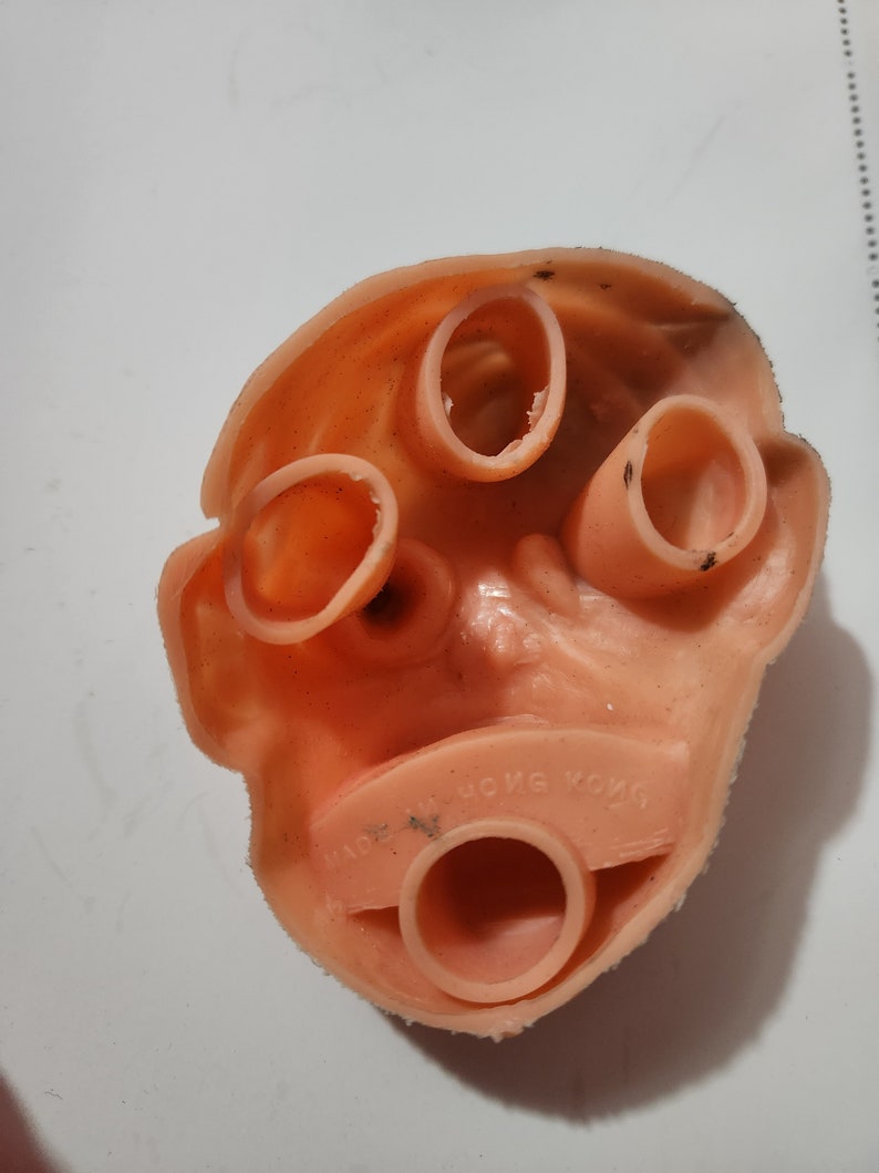 Vintage 1980's Ghoul Creepy Rubber FINGER PUPPET - Etsy