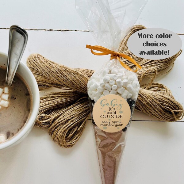 Hot Cocoa Baby Shower Favors - Etsy