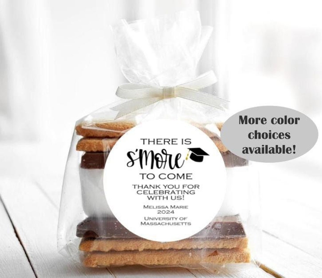 There is S'more to Come Graduation Sticker Favor Kit, Celebration ...
