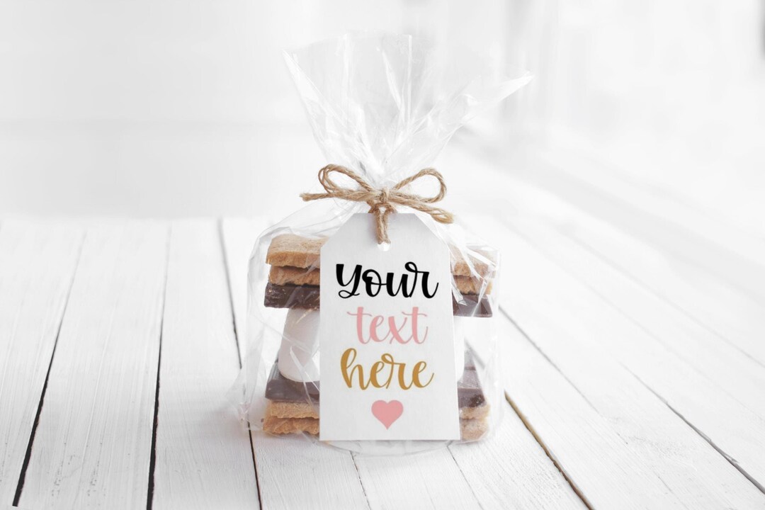 Pack of 40 Custom Tag or Sticker, Party Tag, Wedding Favor Tag, Gift ...