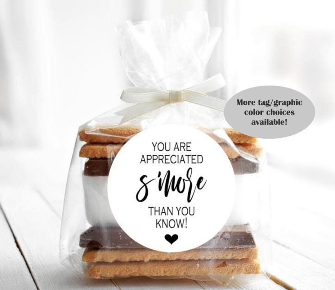 Appreciated S'more Than You Know Stickers: Personalized (pack of 40) - Etsy
