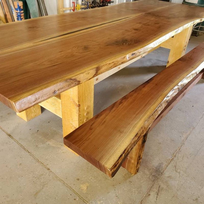 Bookmatched Table - Etsy