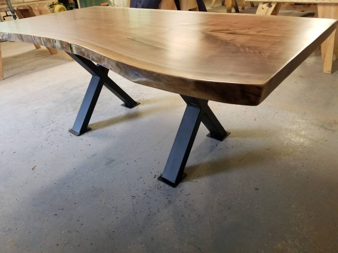 Walnut Dining Table - Etsy