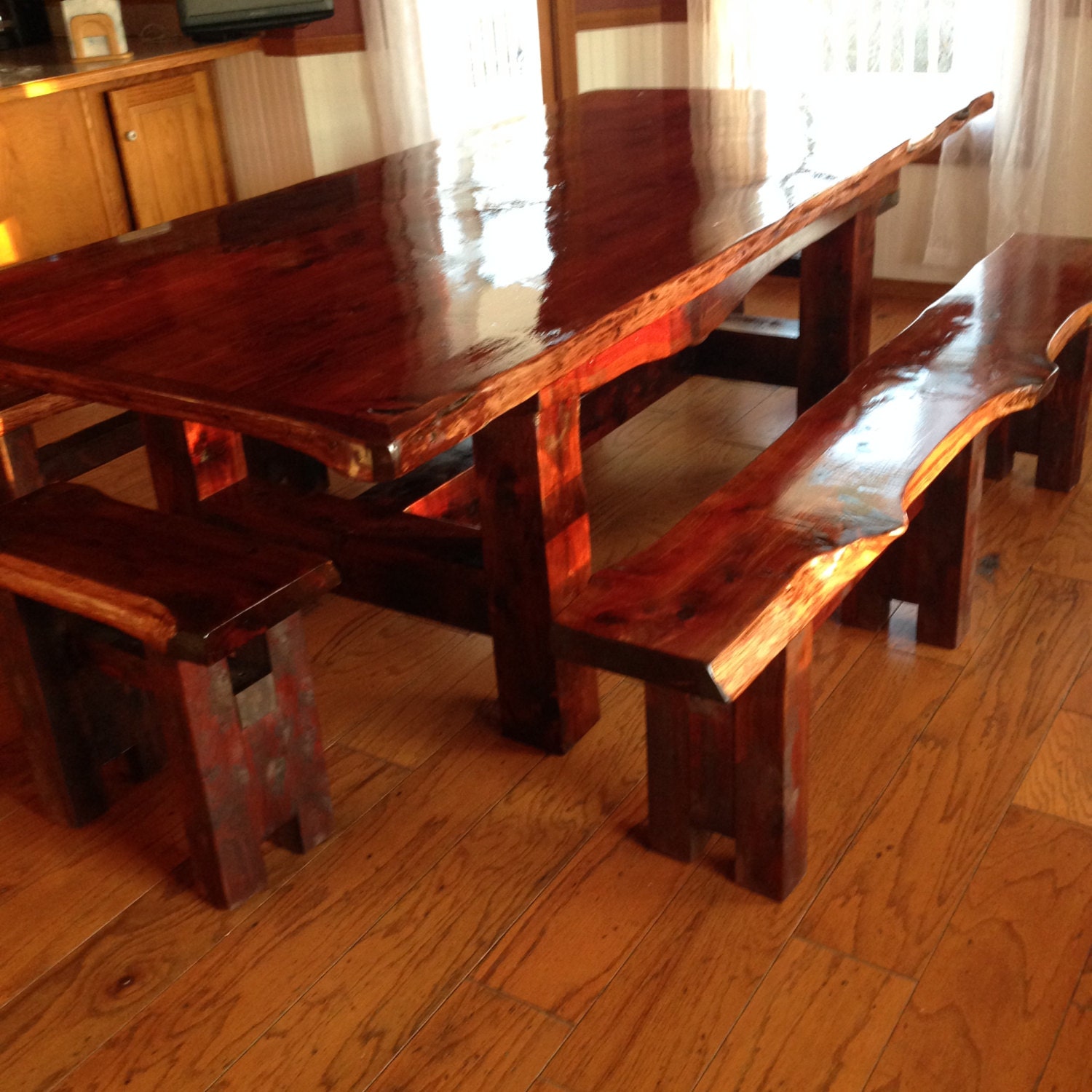 Cedar Dining Room Table