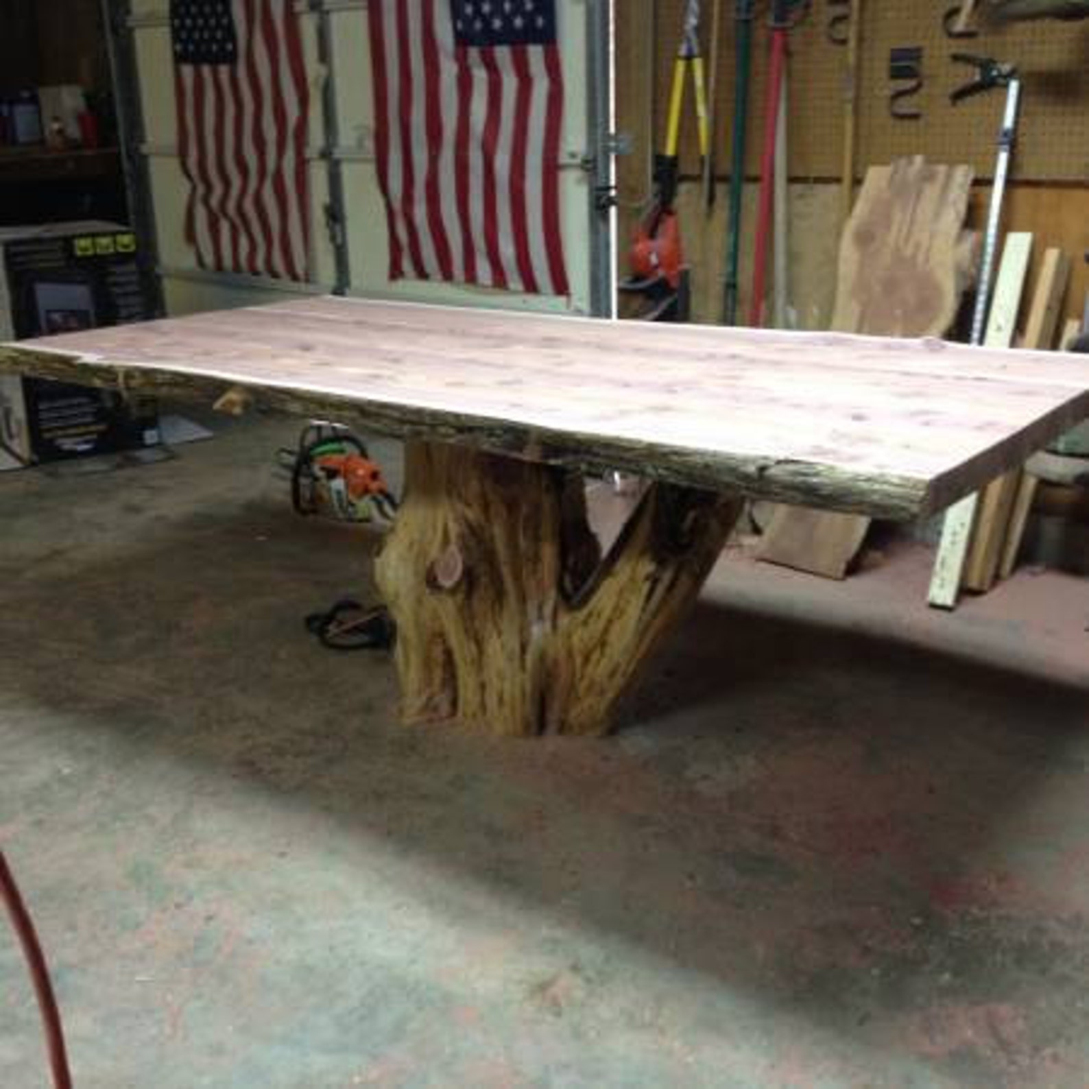 Stump Table, Live Edge Dining Table, Rustic Table, Cedar Table, Cedar Stump Table - Etsy
