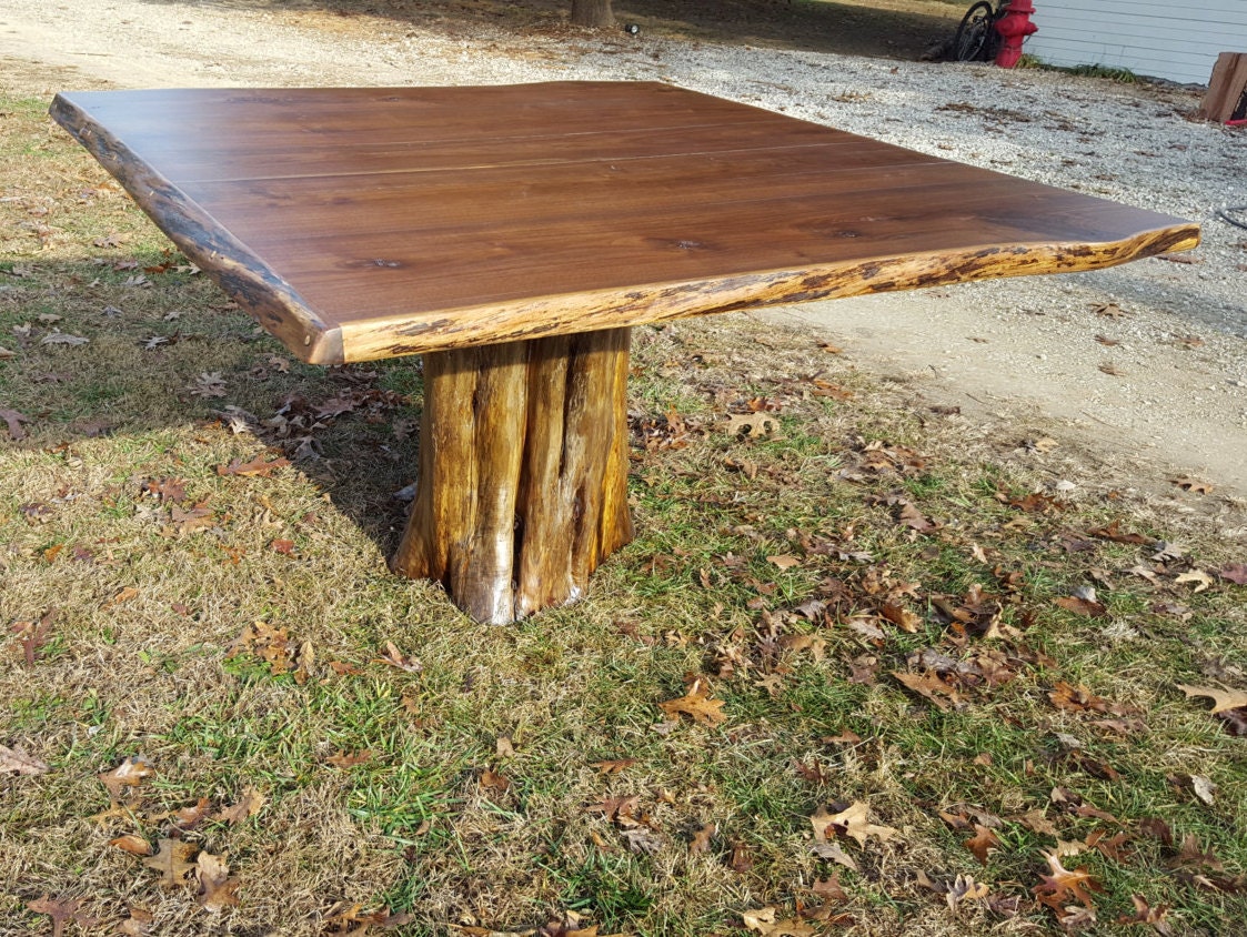 Black Walnut Dining Table, Stump Table, Walnut Table, Stump Dining ...