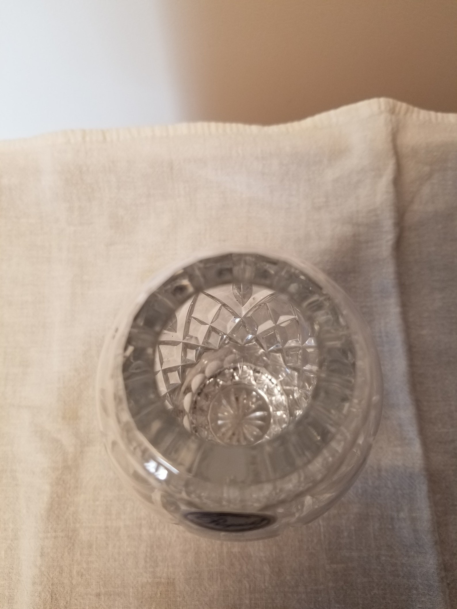 Beautiful Rogaska ( Yugoslavia ) Lead Glass Crystal 6" Vase. Acid ...