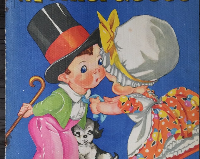 Vintage 1943 Ruth Newton's Mother Goose. Whitman Publishing Co. Racine ...
