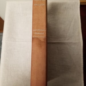 1931 First Edition Amorous Fiammetta by Giovanni Boccaccio Author of ...