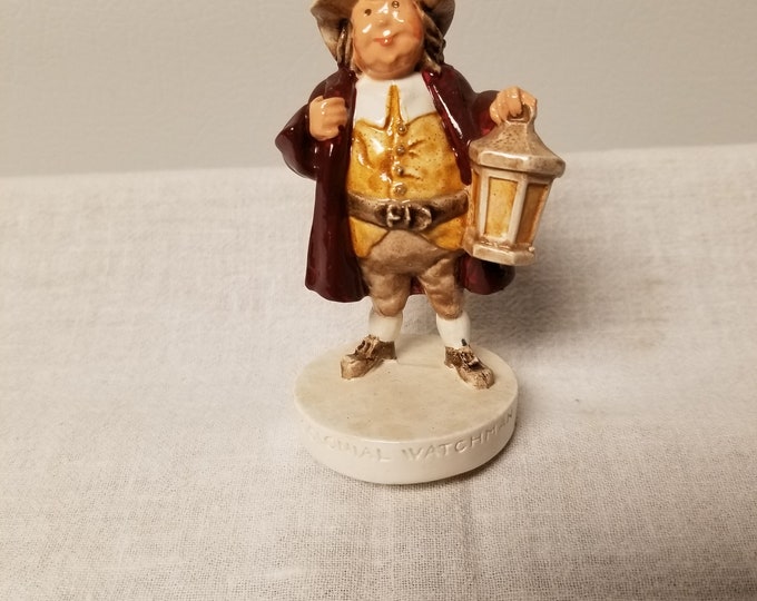 Sebastian Figurine of a Colonial Watchman. Copr 1967. P.W. Baston ...