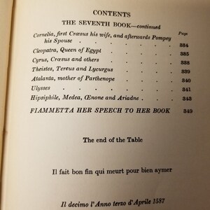 1931 First Edition Amorous Fiammetta by Giovanni Boccaccio Author of ...