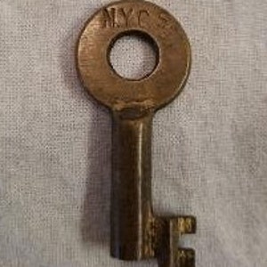 Vintage Railroadiana. New York Central System Switch Lock Key. Marked N ...