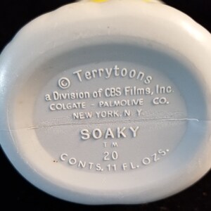 Vintage 60s Soaky Bubble Bath Dispenser 'deputy Dawg‘. Bathtime Toy ...