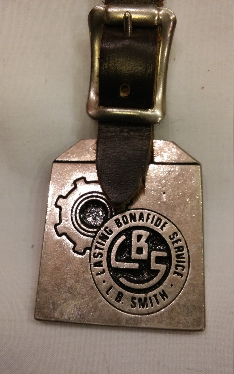 2 Vintage Advertising Watch Fobs From L.B. Smith Inc. - Etsy