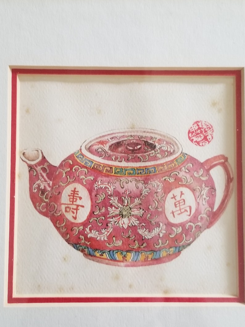 Four 1980 Watercolors by Artist Clara. aka Hung Mei Yee. Born | Etsy
