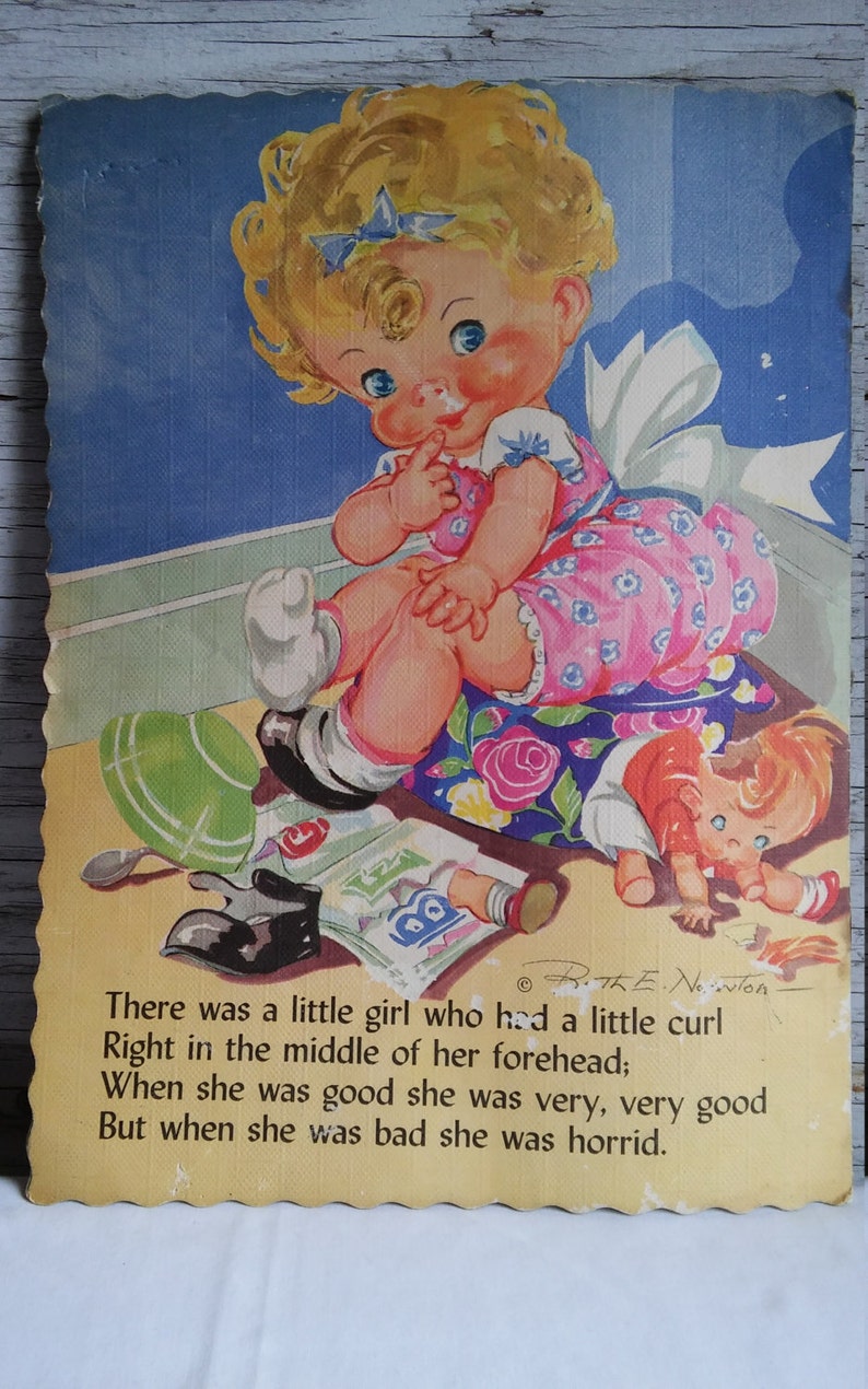 Vintage 1943 Ruth Newton's Mother Goose. Whitman | Etsy