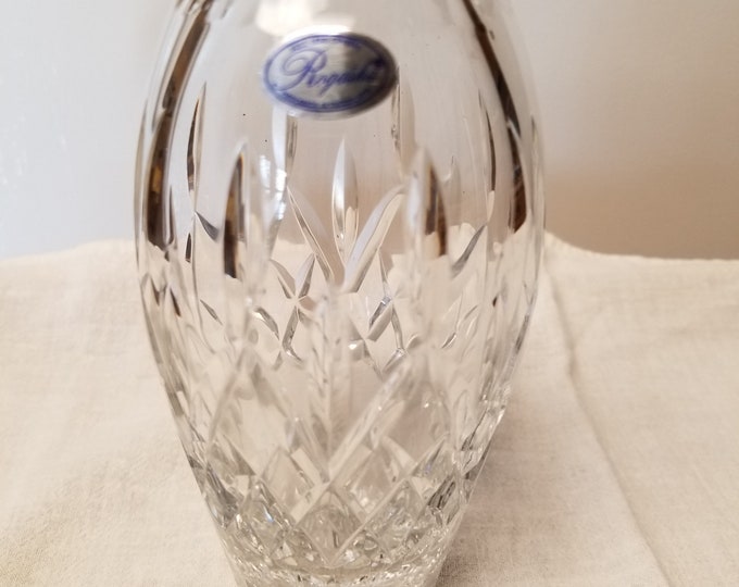 Beautiful Rogaska ( Yugoslavia ) Lead Glass Crystal 6" Vase. Acid ...