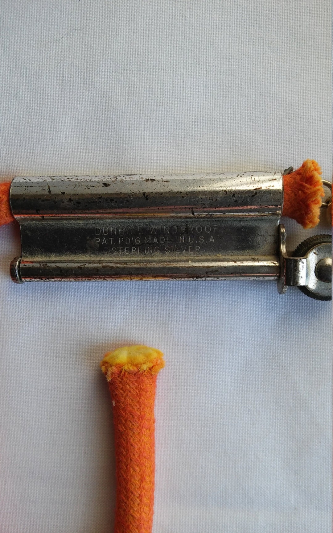 Vintage/rare WW11 Dunhill Windproof "foxhole" Lighter With Original ...