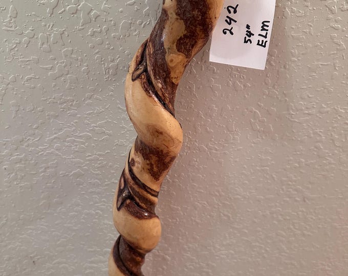 One of a Kind Vine Wrap Hiking Sticks - Etsy