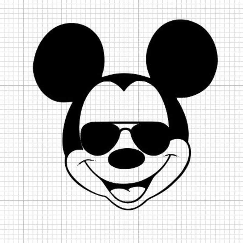 Mickey Glasses Svg - Etsy