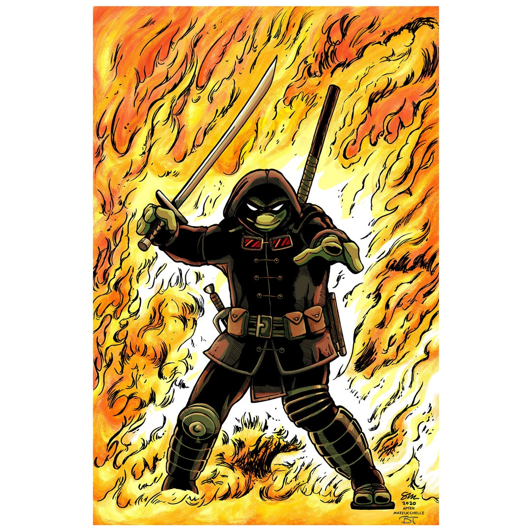 The Last Ronin "turtle Armageddon Homage" 11x17 Print - Etsy