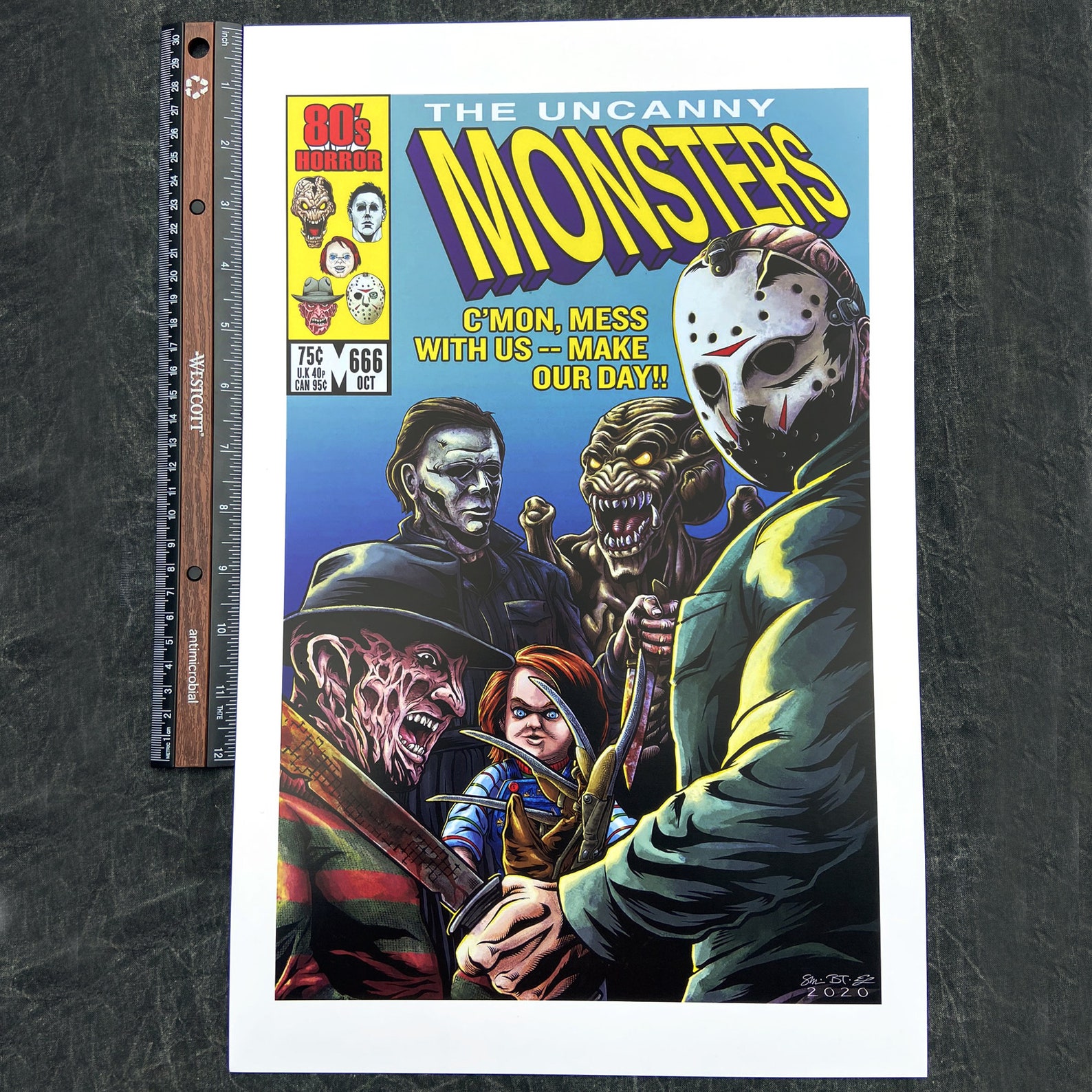 The Uncanny Monsters 1980s Horror 11 X 17 Print - Etsy