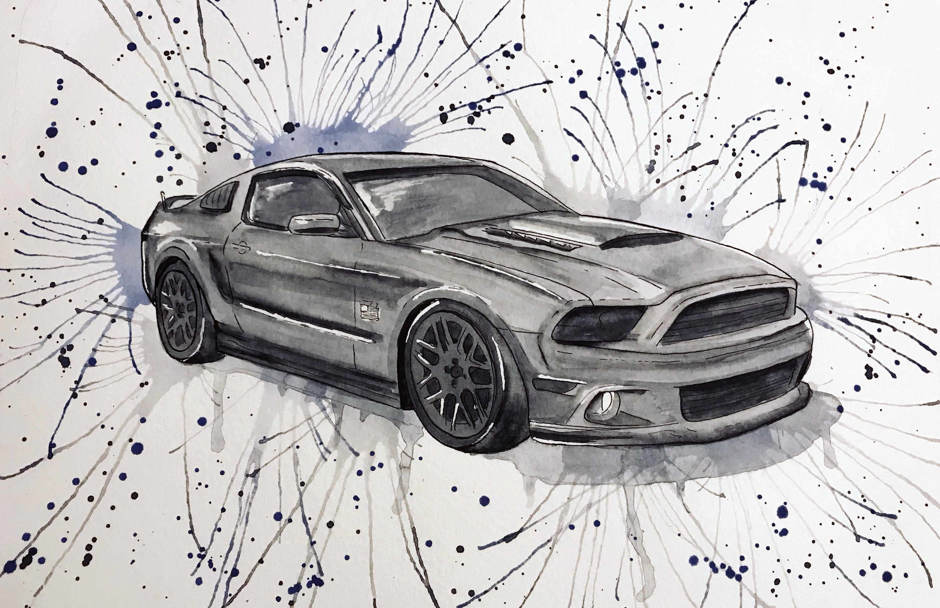 Custom Auto Malerei Ihr Auto in ein custom Auto Malerei oder | Etsy