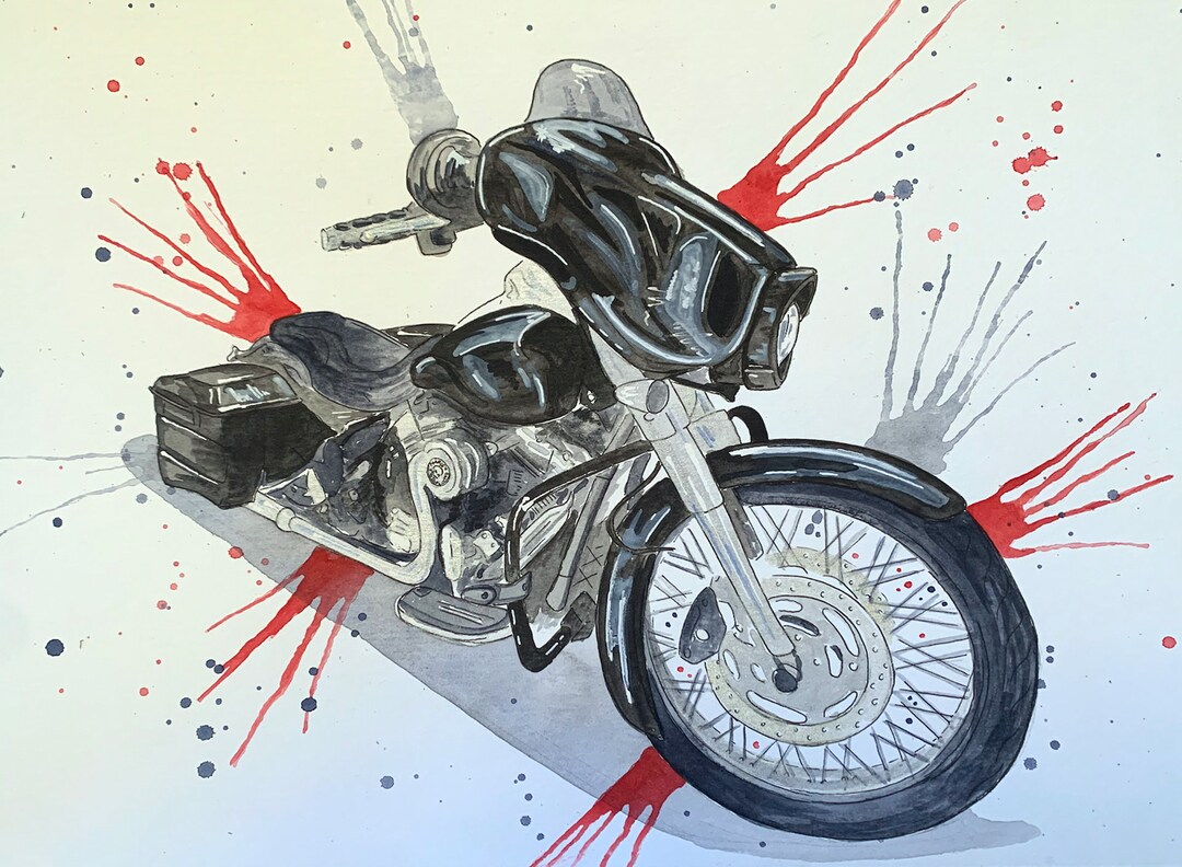 Custom Motorcycle Painting - Your Bike Hand Painted - Etsy