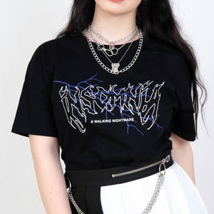 Insomnia Shirt - Grunge Clothing, Grunge Shirt, Emo, E-girl, E-boy ...