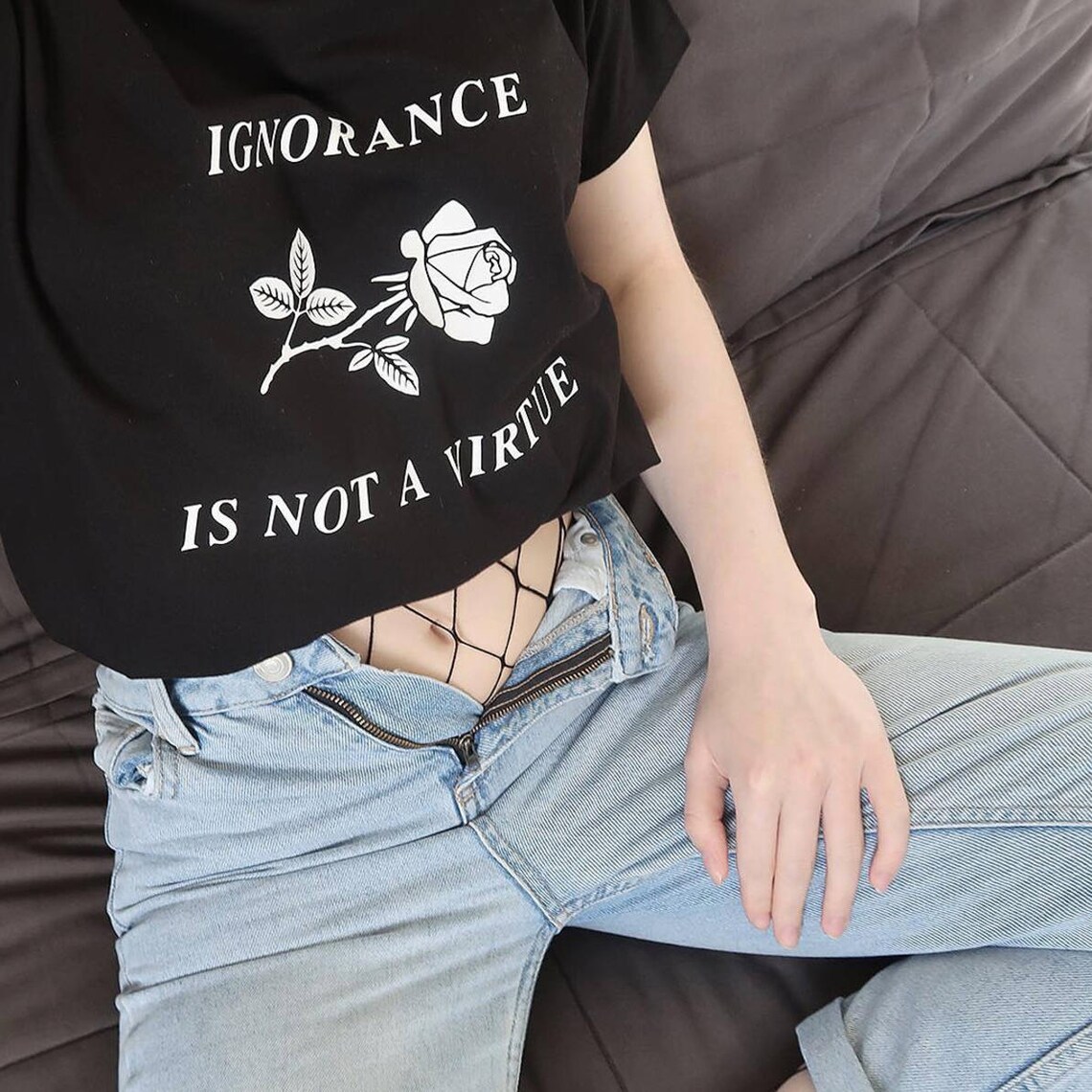 Ignorance is Not a Virtue T-shirt Aesthetic Clothing - Etsy