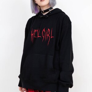 Hell Girl Hoodie Aesthetic Clothing, Aesthetic Shirt, Hell Angel, Hell ...