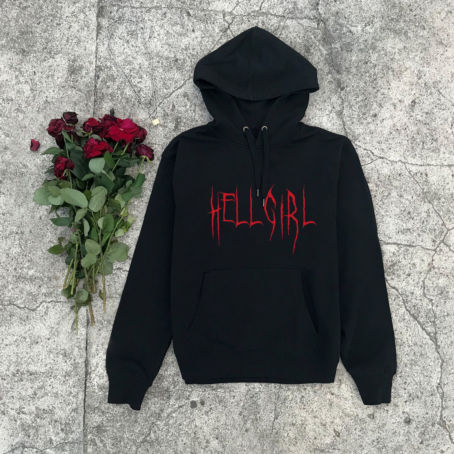 Hell Girl Hoodie Aesthetic Clothing Aesthetic Shirt Hell - Etsy UK