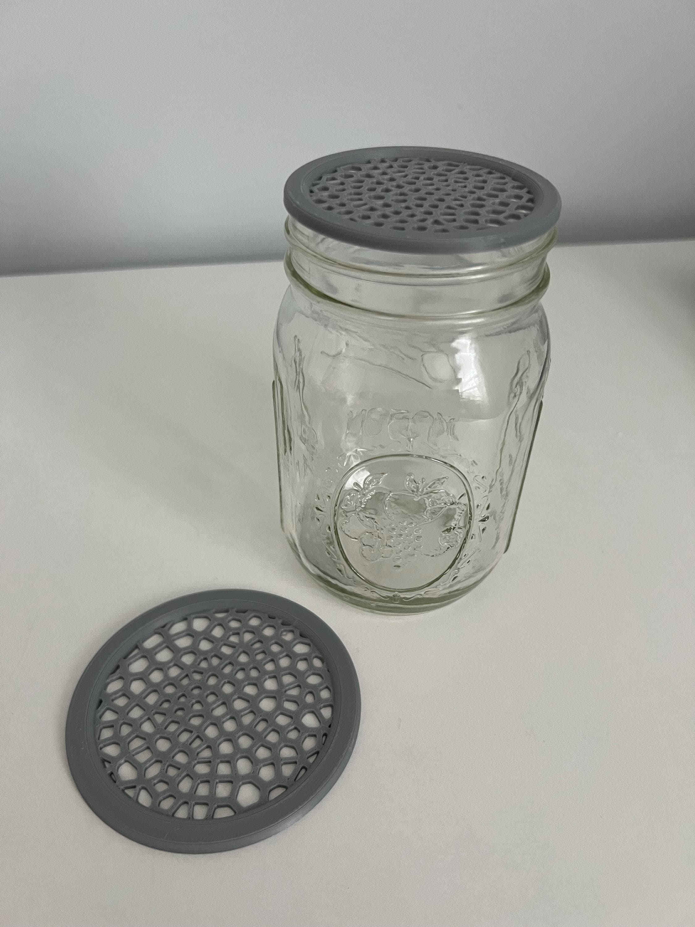 Mason Jar Lid Insert With Holes – Standard or Widemouth Jars - Etsy