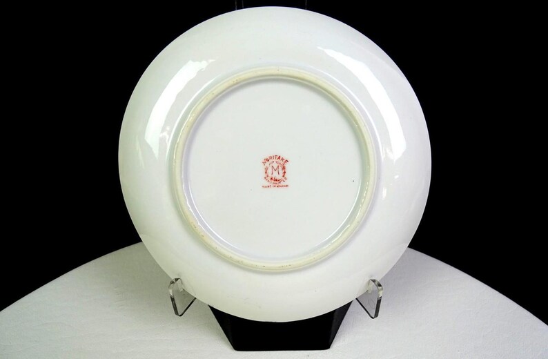 Noritake Japan Porcelain Morimura Bros Swan on Lake Antique 5 5/8 ...
