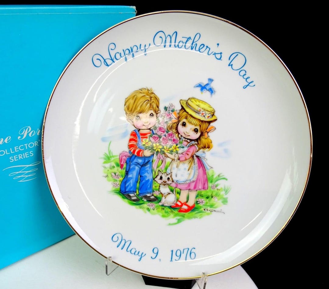 Avon Japan Porcelain Commemorative Edition 10 1/4" Mothers Day Plate in ...