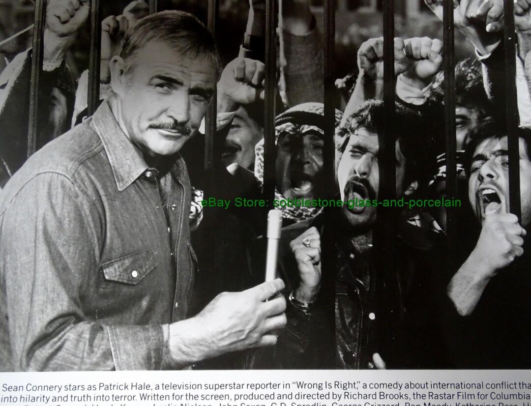 Sean Connery Stars as Patrick Hale in Wrong is Right 8x10" Press Photo ...