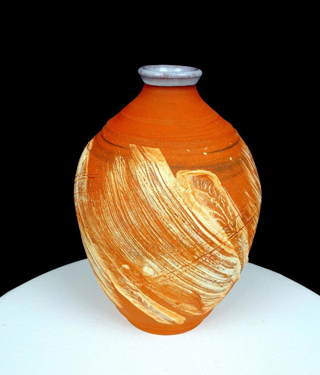 Anderson Signed Studio Art Pottery Southwest Style Sgrafitto 9 Bottle ...