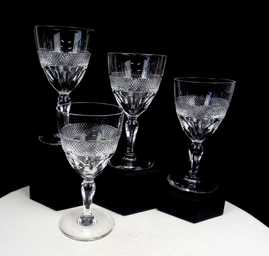 Orrefors Crystal Rio Clear Glass 4 Pc Vintage 5 5 /8 Claret Wines - Etsy
