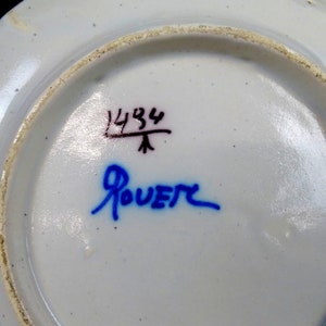 Rouen 1494 French Faience Antique Porcelain Scalloped 2 - Etsy