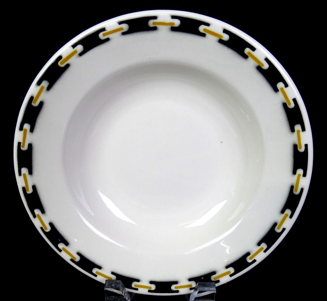 Buffalo China Restaurant Ware Vintage Kingston Pattern 8 3/4" Rim Soup ...