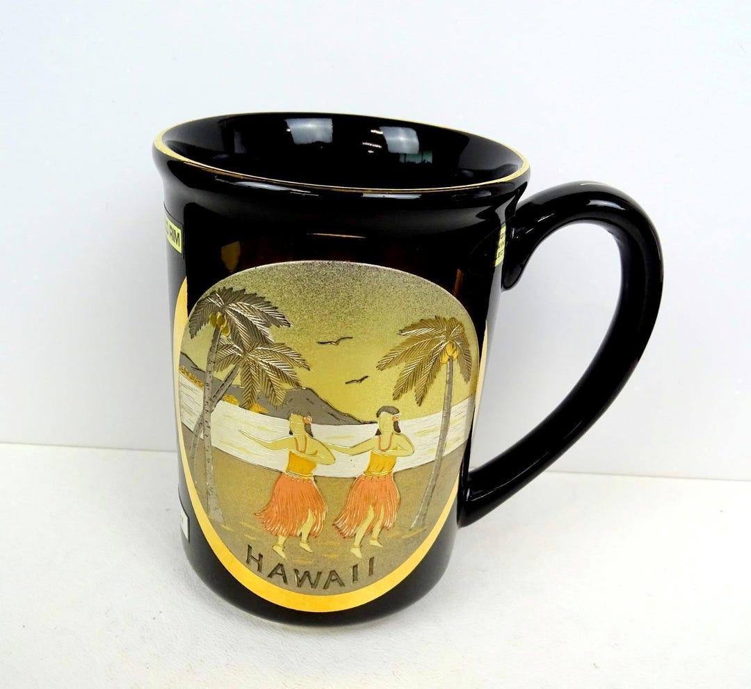 Dynasty Gallery Japan Vintage Art of Chokin Collection 24kt Hawaii 4 3/ ...